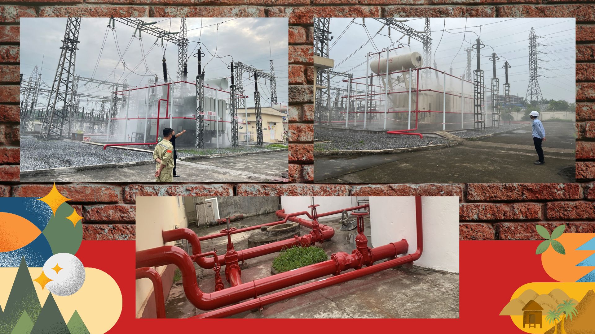 REPAIR, SUPPLEMENT OF FIRE FIGHTING SYSTEM FOR SUBSTATION - IN 2022